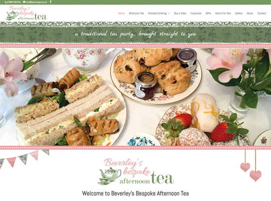 Beverley’s Bespoke Afternoon Tea - Nettl of Bourne